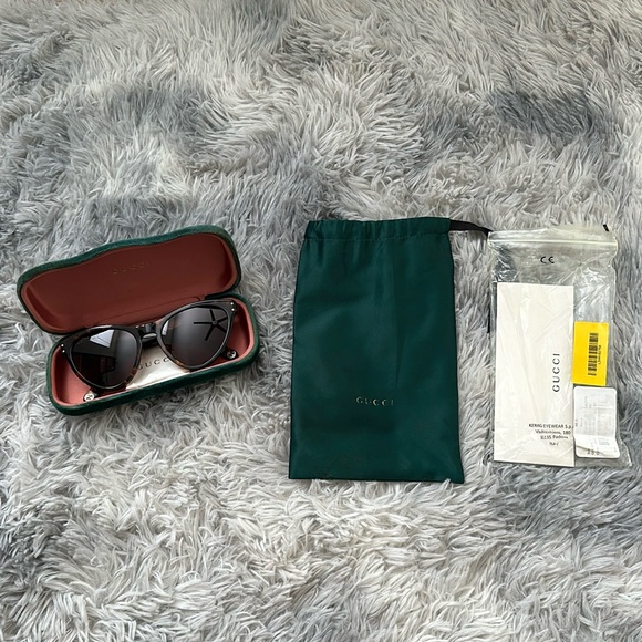 Gucci | Accessories | Gucci Cat Eye Sunglasses Brand New Not My Style ...